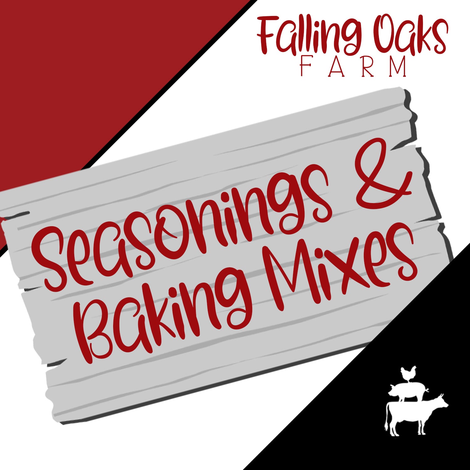 Seasonings & Baking Mixes – Falling Oaks Farm